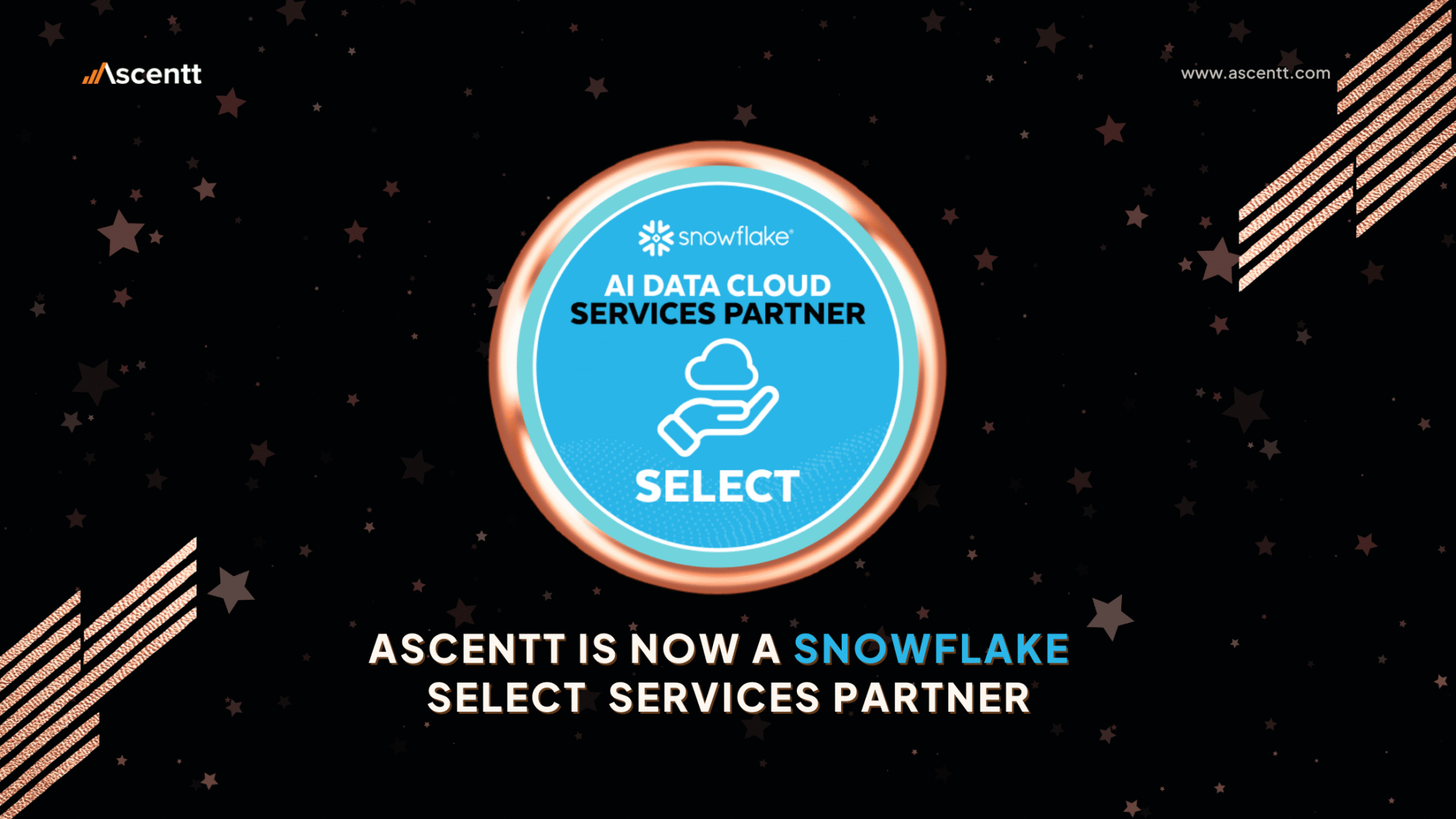 Ascentt Joins Snowflake as a Select Services Partner for the AI Data Cloud - Ascentt